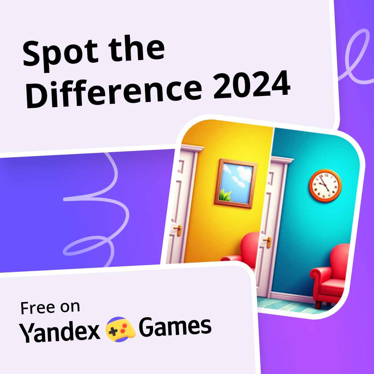 Spot the Difference 2024 - play online for free on Yandex Games