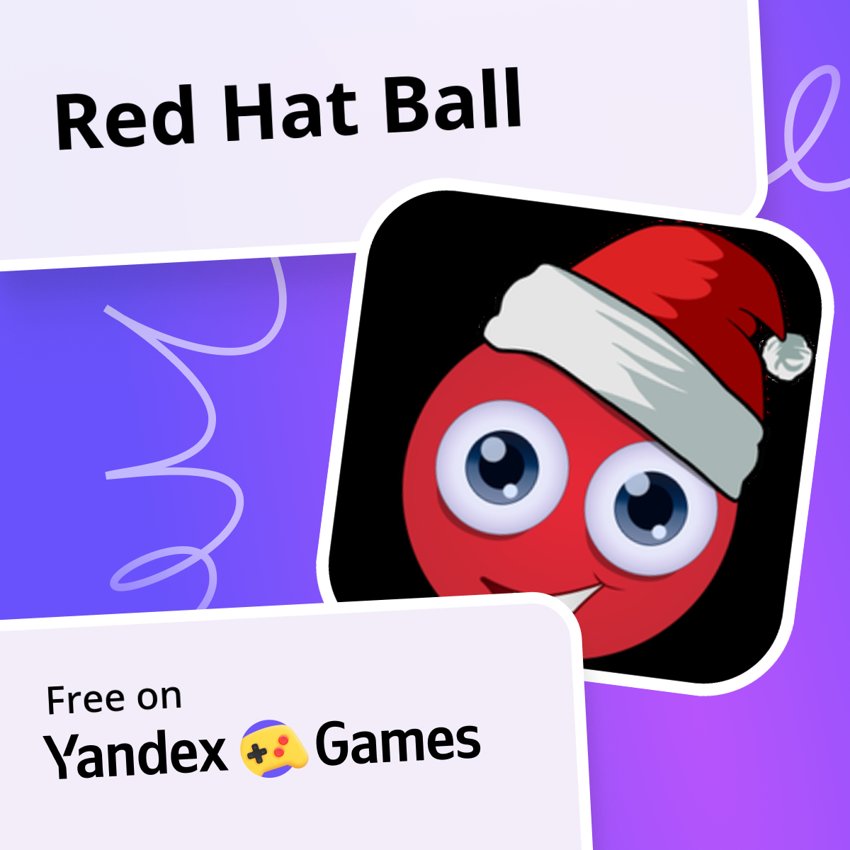 Red Hat Ball (by ksvgamesoff) - play online for free on Yandex Games