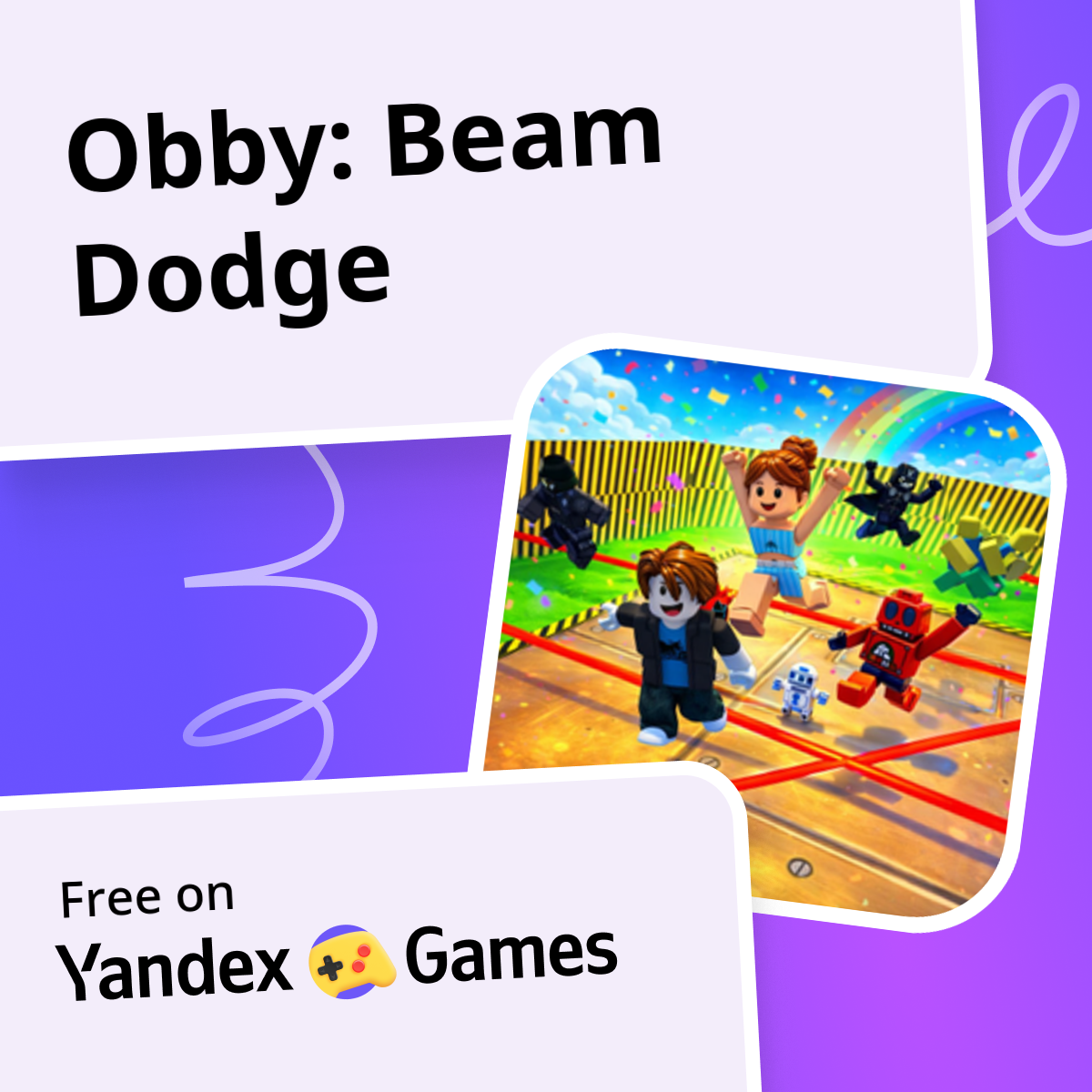 Obby: Beam Dodge (by Sibo games) - play online for free on Yandex Games