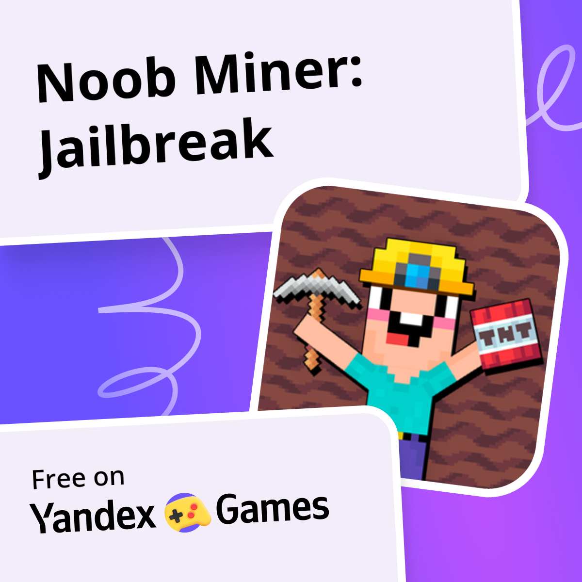 Noob Miner: Jailbreak - play online for free on Yandex Games