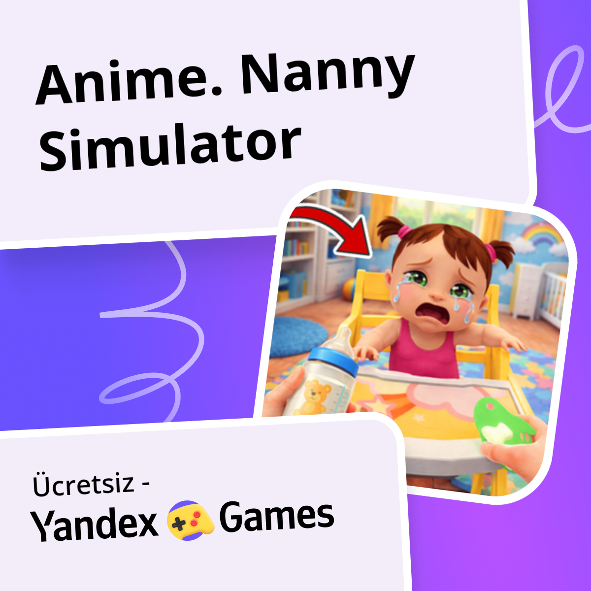 Anime. Nanny Simulator (MirraGames'den) - Yandex Games servisinde ...