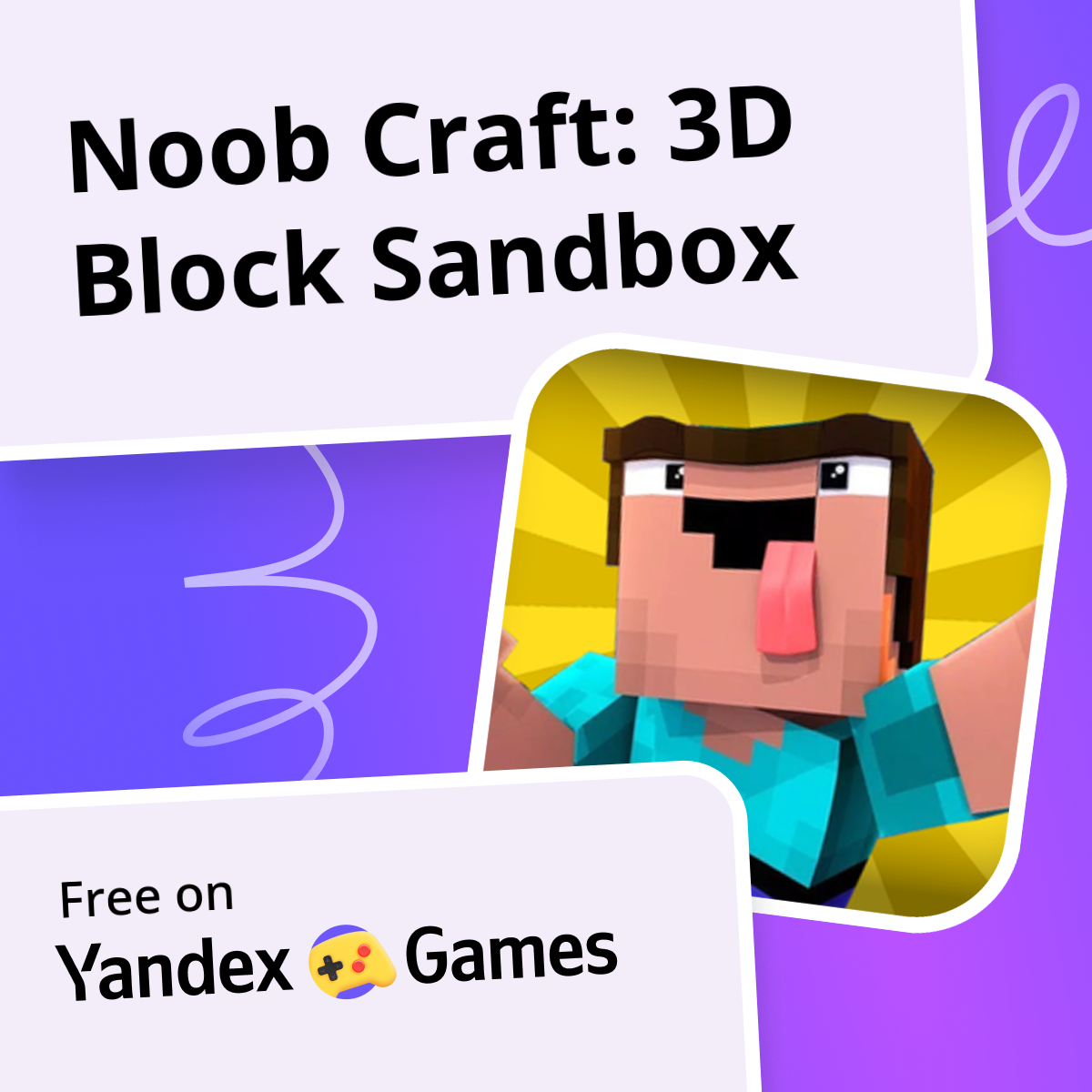 Noob Craft: 3D Block Sandbox (by kvi-app) - play online for free on Yandex Games