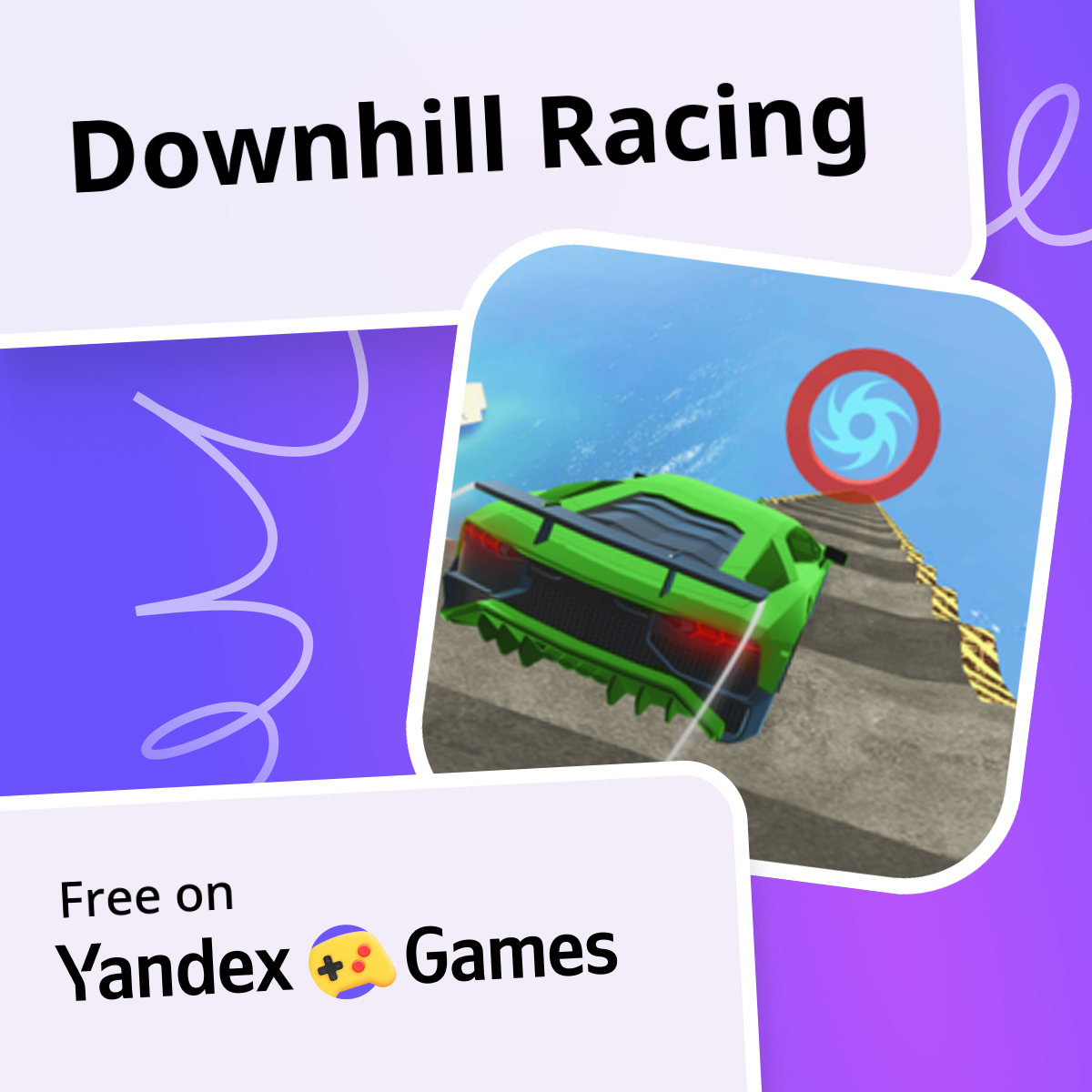 Downhill Racing - play online for free on Yandex Games