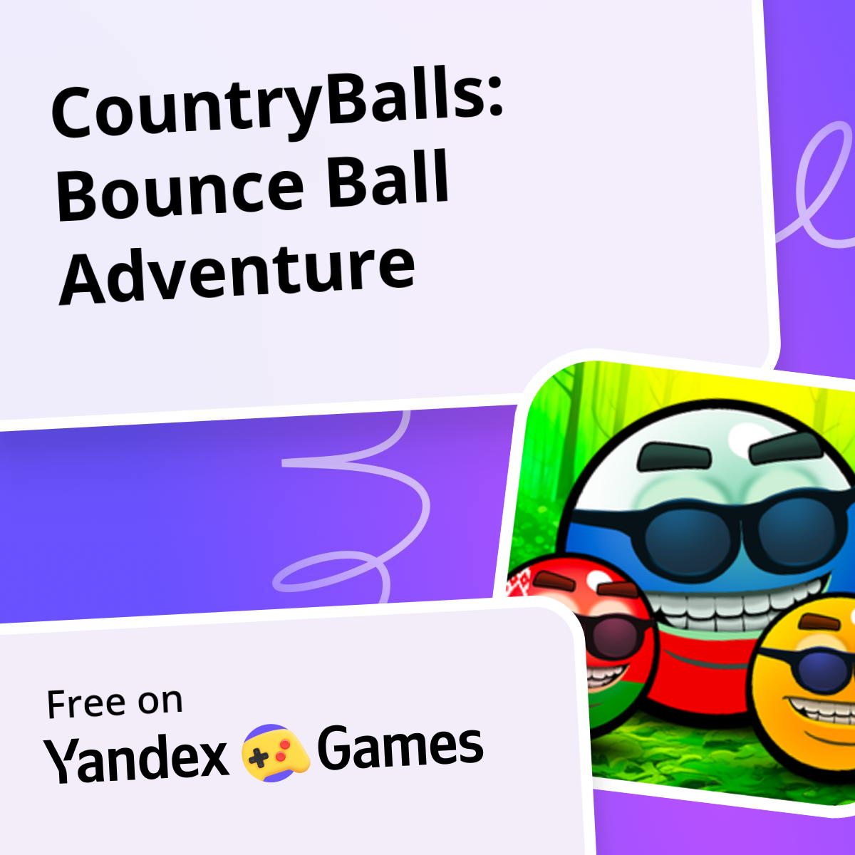 CountryBalls: Bounce Ball Adventure (by New Generation Games) - play online for free on Yandex Games