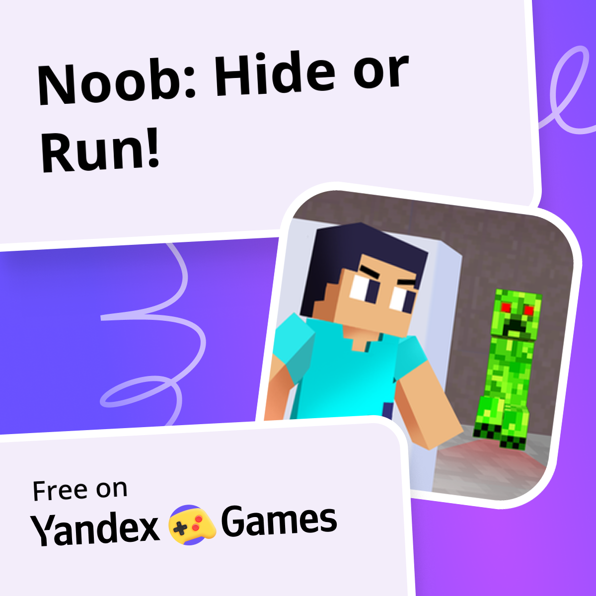 Noob: Hide or Run! (by Eccentric) - play online for free on Yandex Games