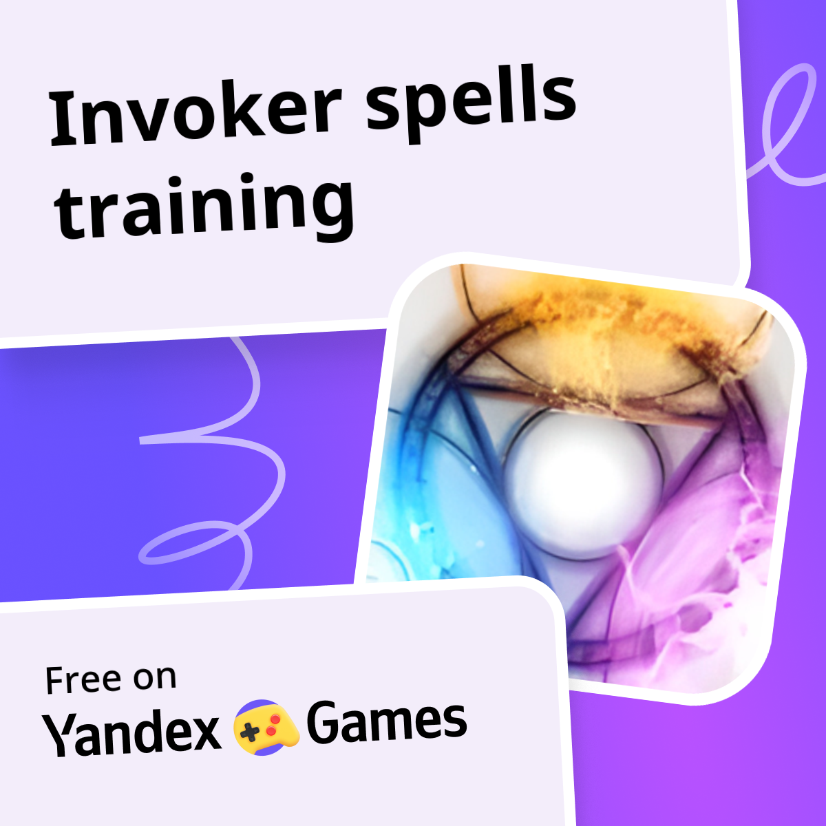 Invoker spells training (by Farenlait) - play online for free on Yandex Games