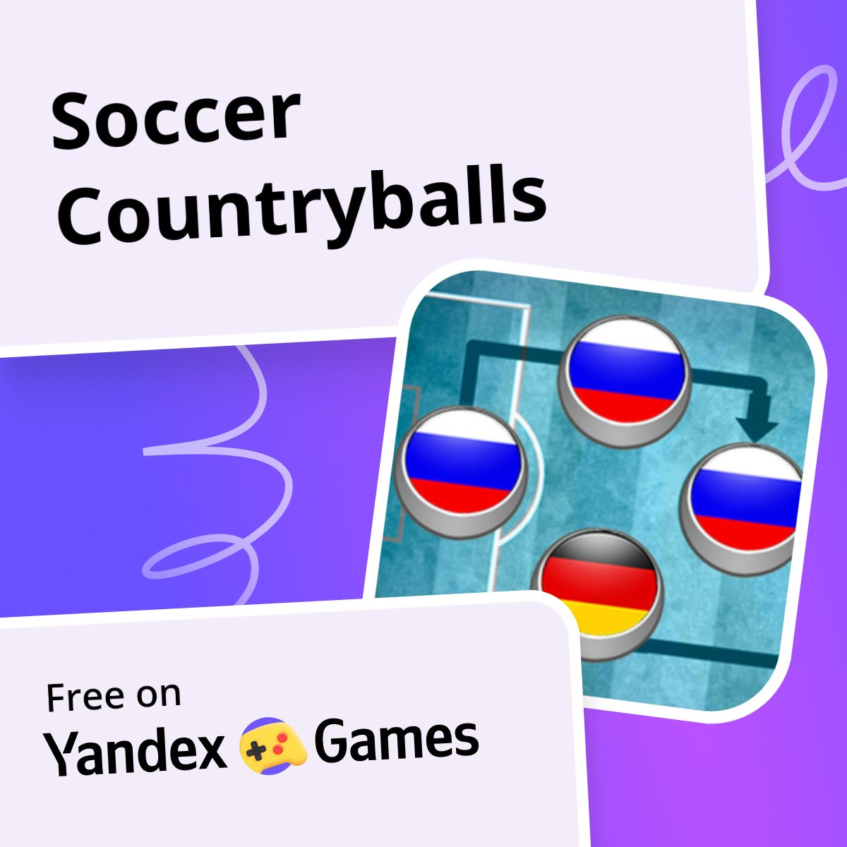 Soccer Countryballs - play online for free on Yandex Games