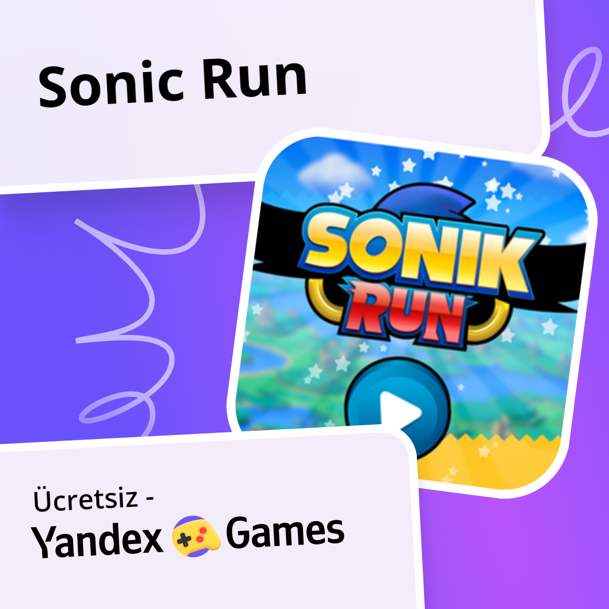 Sonic Run - oynayın Yandex Games üzerinde ücretsiz çevrimiçi