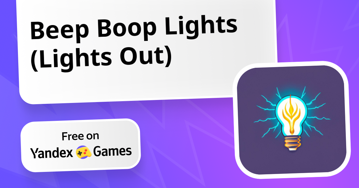 Beep Boop Lights (Lights Out) (על ידי Kebabus)- לשחק באינטרנט בחינם על ...