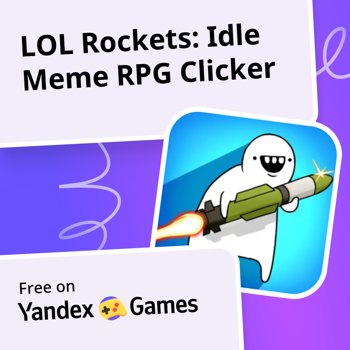 LOL Rockets: Idle Meme RPG Clicker (by iDen Games) - play online for free on Yandex Games