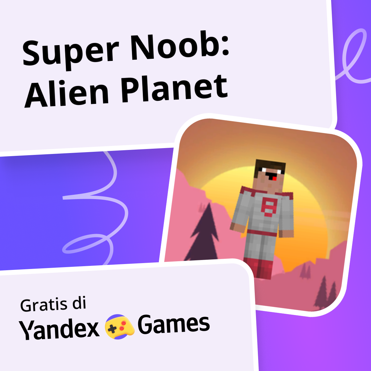 Super Noob: Alien Planet (oleh Desmond Games)- mainkan online secara ...