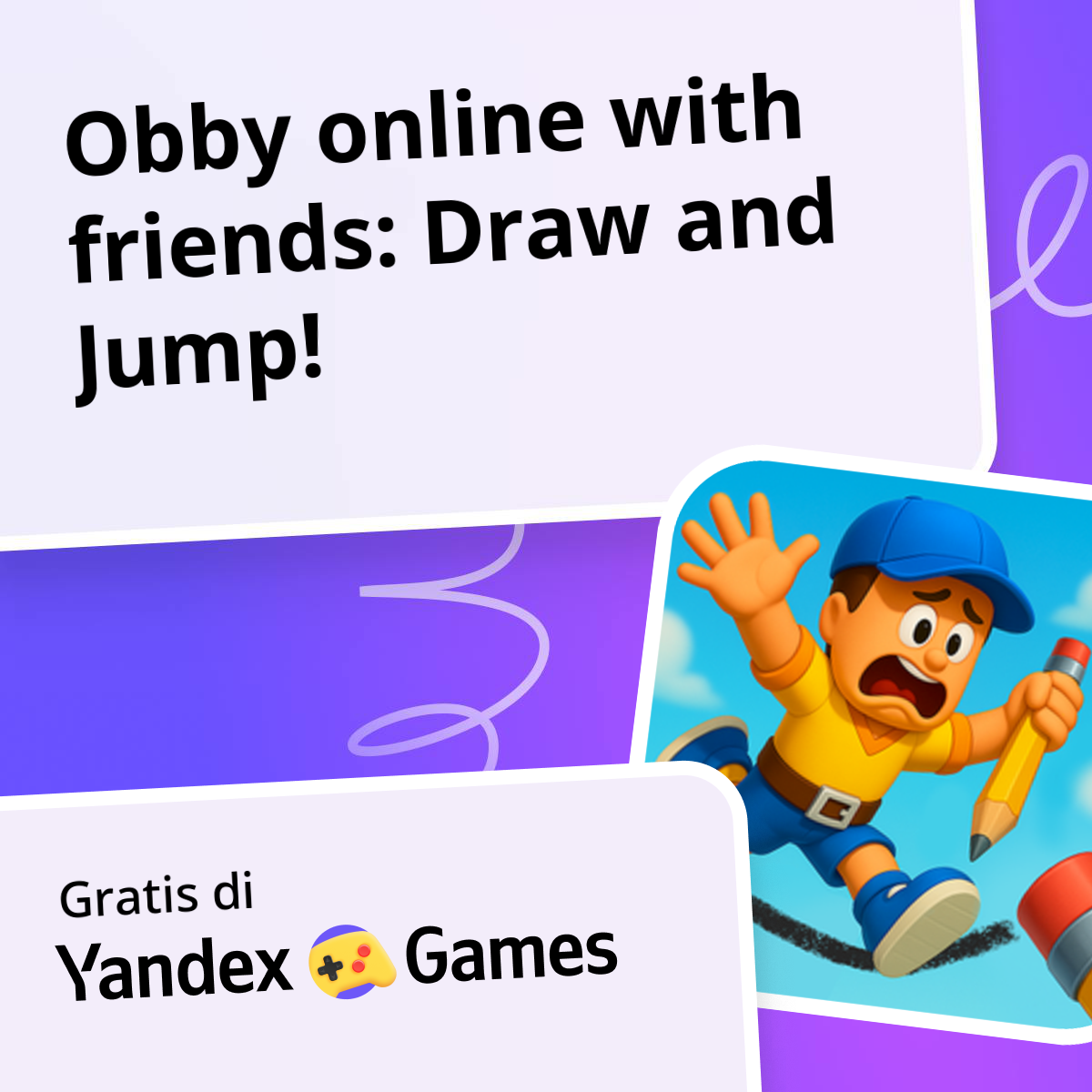 Obby online with friends: Draw and Jump! (oleh Eccentric)- mainkan ...