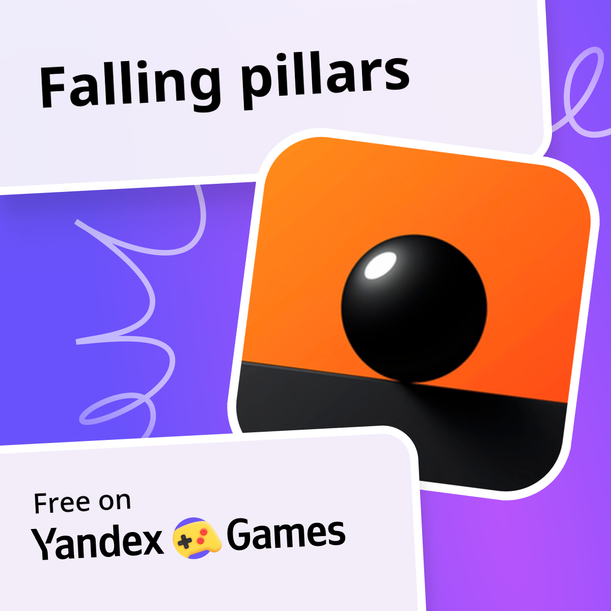 Falling pillars (by Ogyzok) - play online for free on Yandex Games
