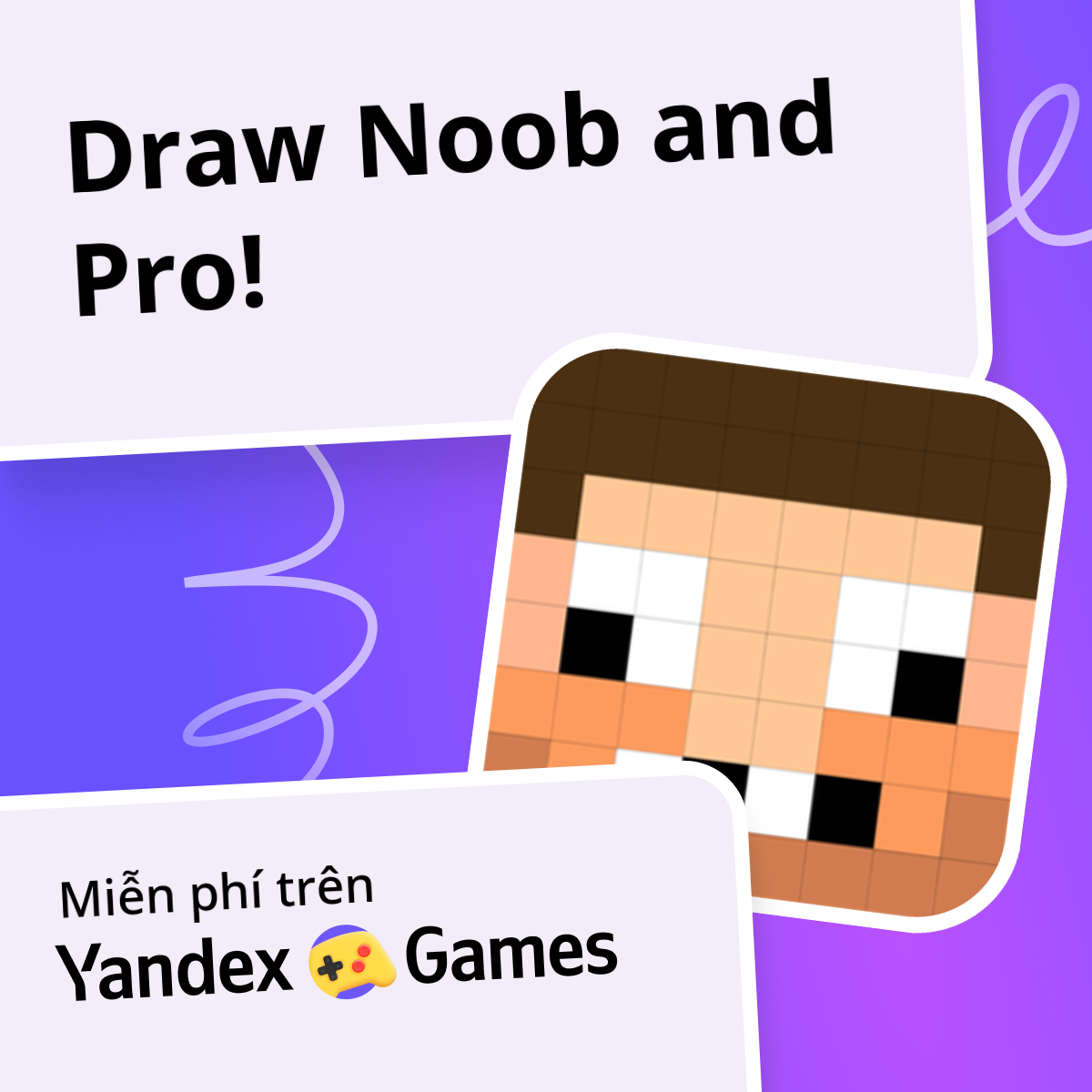 Draw Noob and Pro! (bởi Beryl)- chơi trực tuyến miễn phí trên Yandex Games