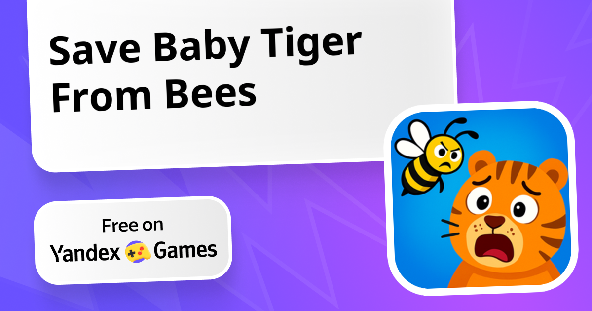 Save Baby Tiger From Bees (დან emojiX)- ითამაშეთ ონლაინ უფასოდ სერვისზე ...