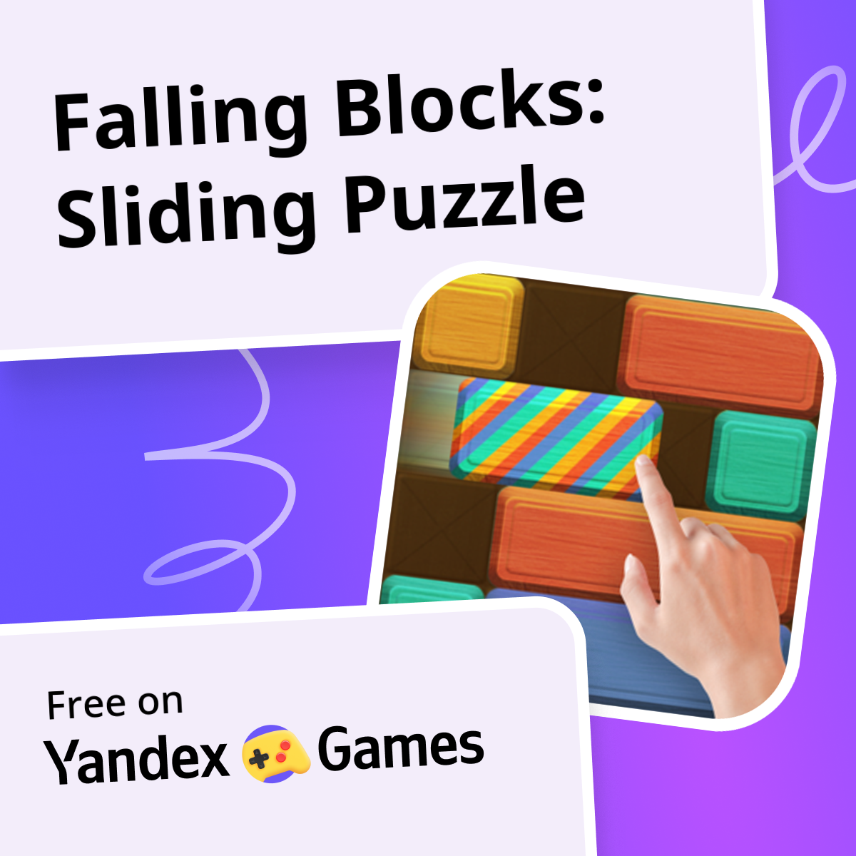 Falling Blocks: Sliding Puzzle (by CyberNex Studios) - play online for free on Yandex Games