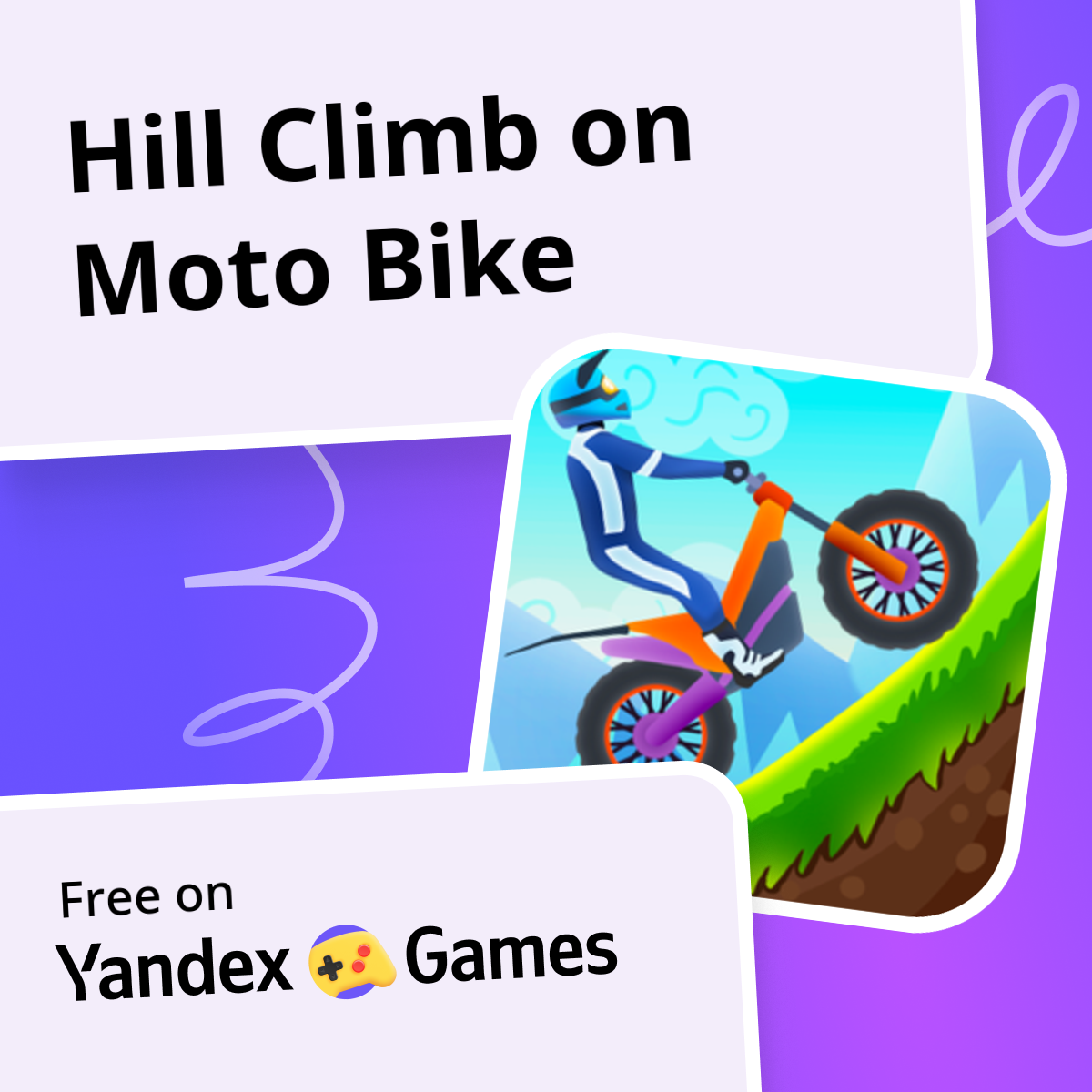 Hill Climb on Moto Bike - play online for free on Yandex Games