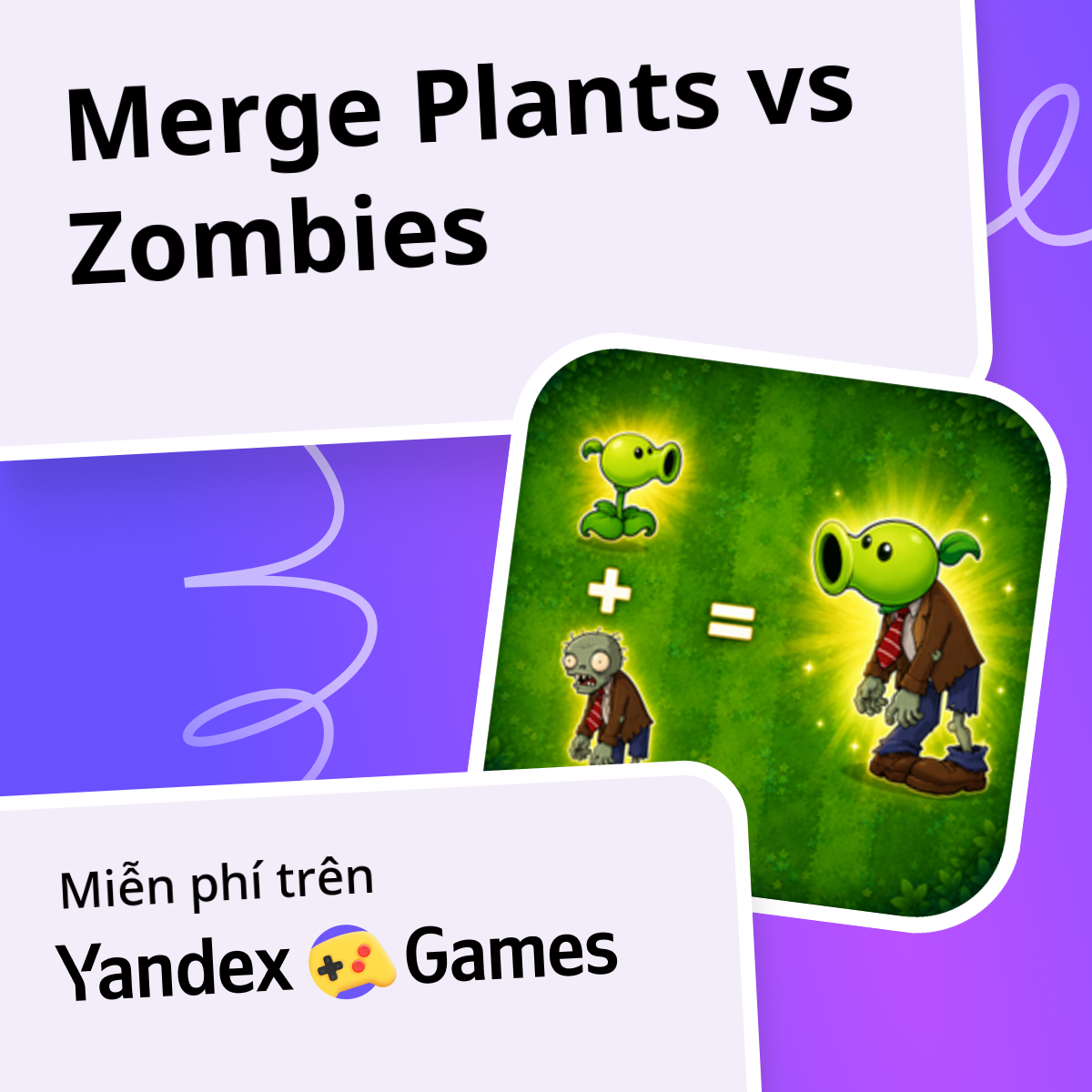 Merge Plants vs Zombies - chơi trực tuyến miễn phí trên Yandex Games