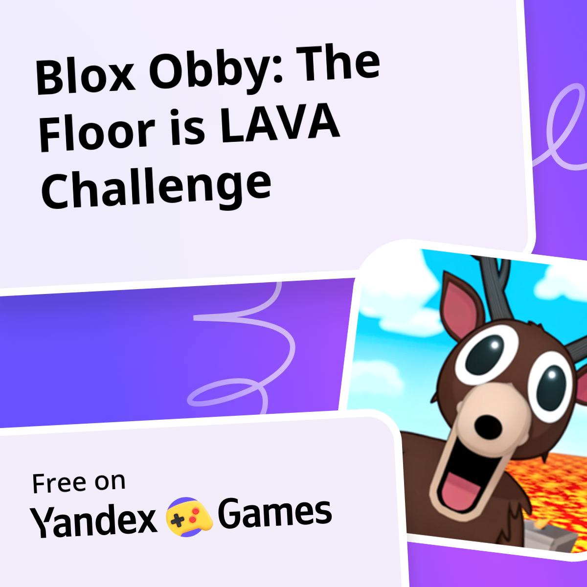 Blox Obby: The Floor is LAVA Challenge (by CAYN) - play online for free on Yandex Games