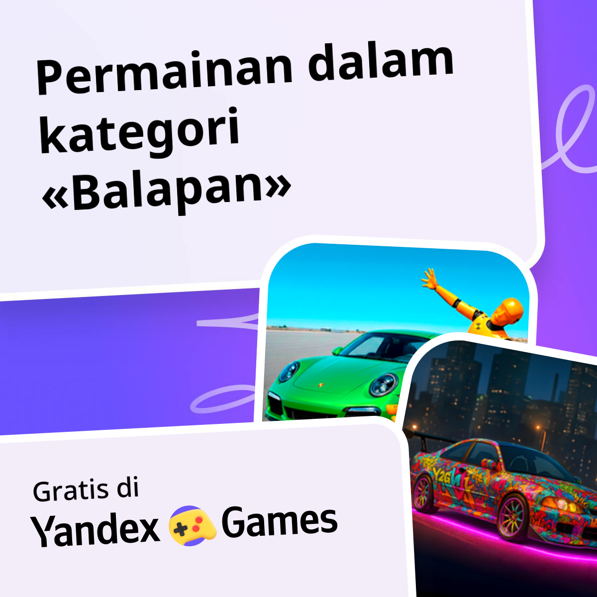 Balapan game Online 🏎️ Main Gratis di Yandex Games