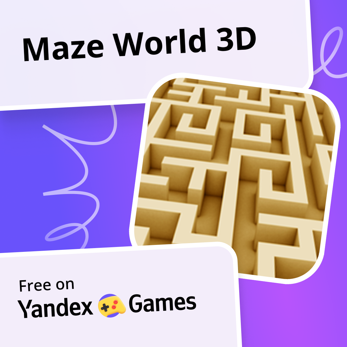 Maze World 3D (by Empire Games) - play online for free on Yandex Games