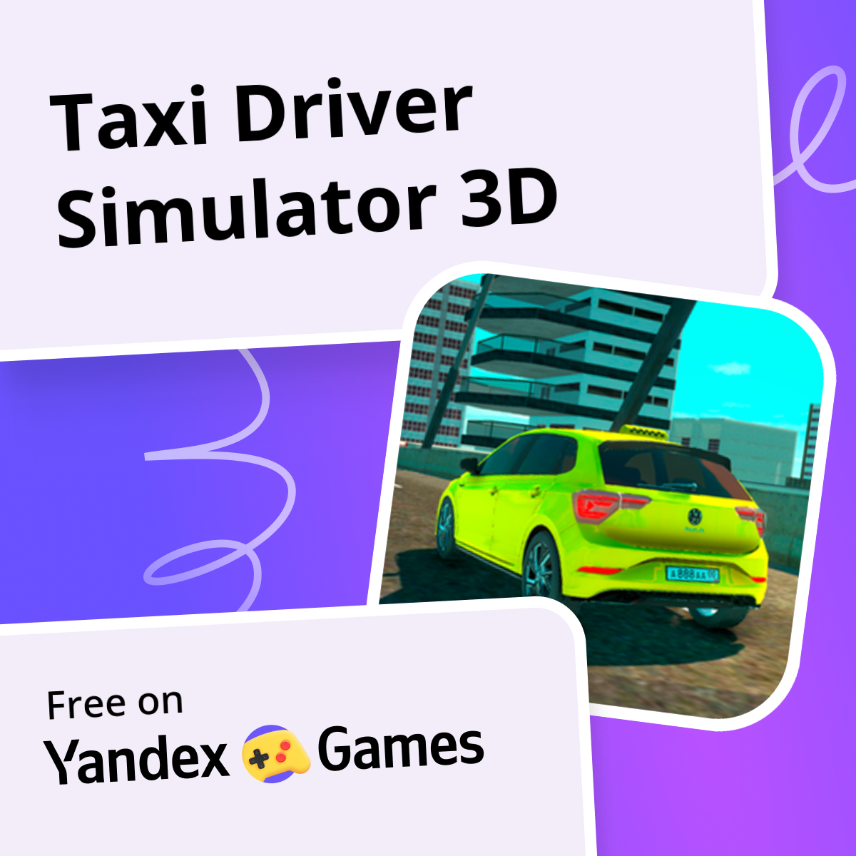 Taxi Driver Simulator 3D (by Starzdec) - play online for free on Yandex Games