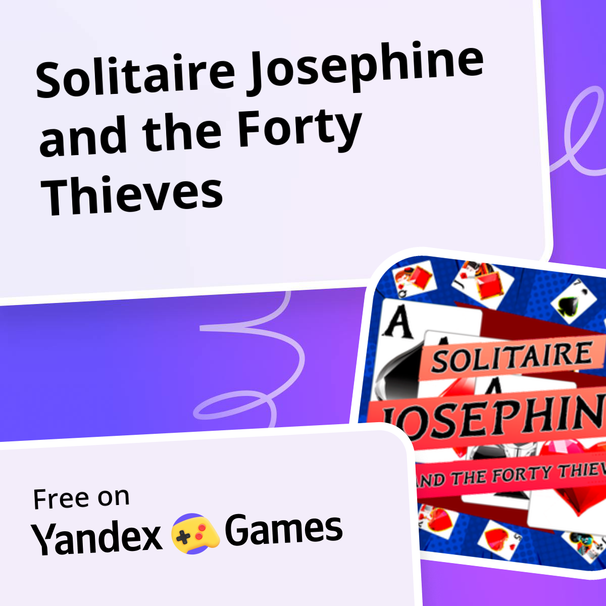 Solitaire Josephine and the Forty Thieves (by AVSDream) - play online for free on Yandex Games