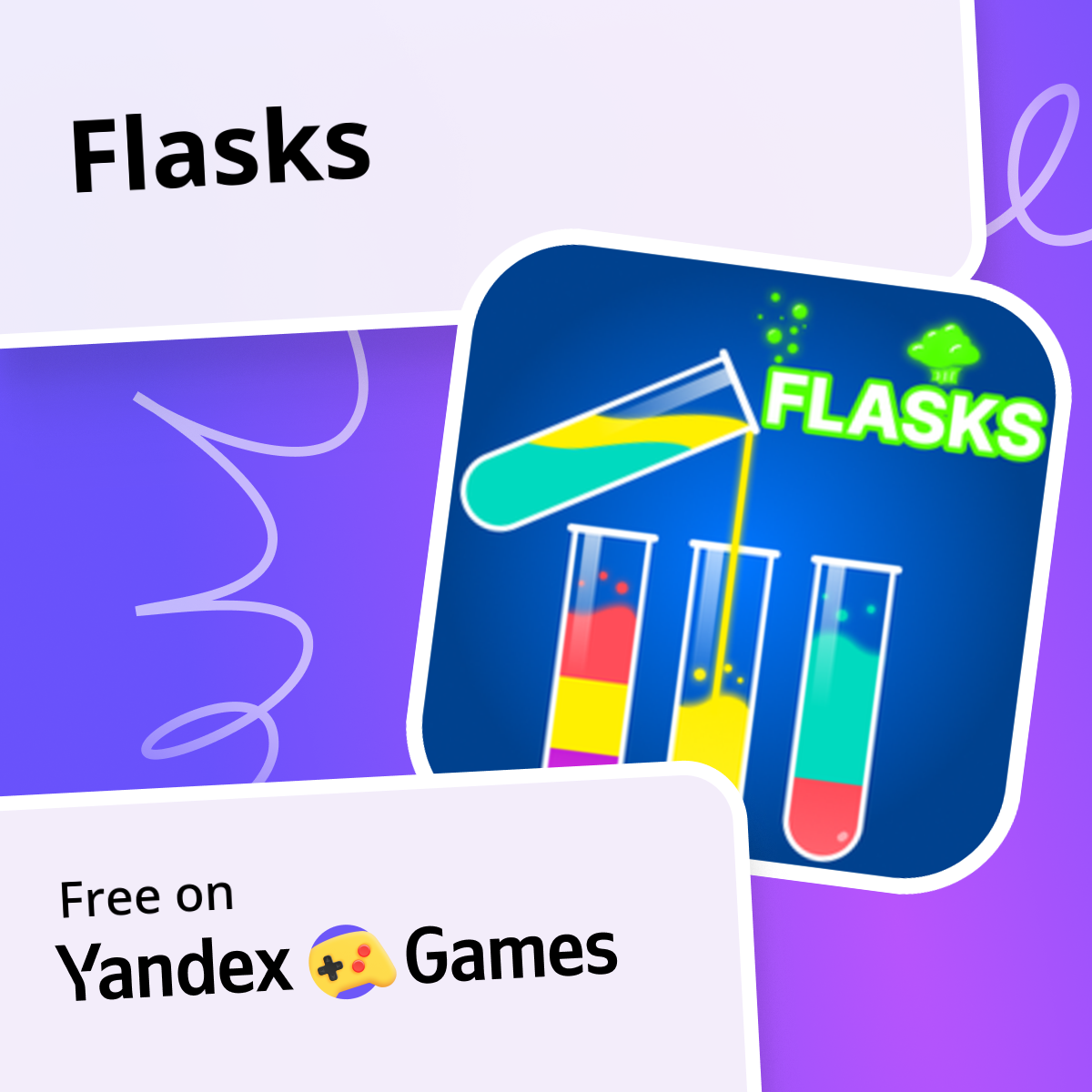 Flasks (by V trende) - play online for free on Yandex Games