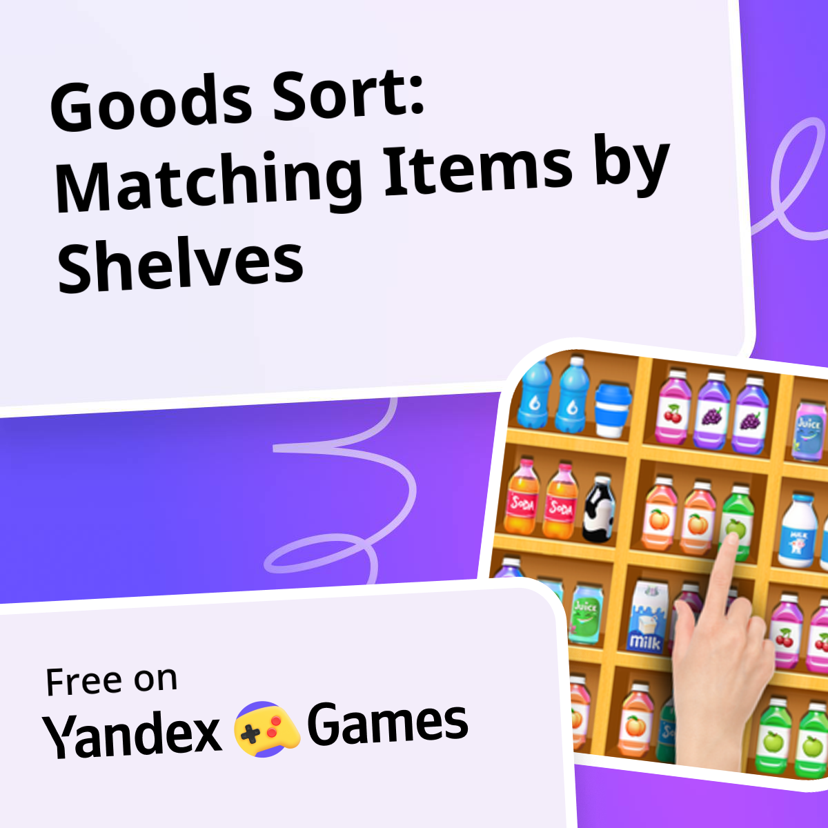 Goods Sort: Matching Items by Shelves (by Luchshie igry) - play online ...
