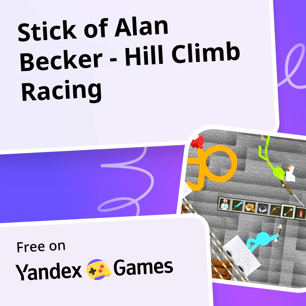 Stick of Alan Becker - Hill Climb Racing - play online for free on ...