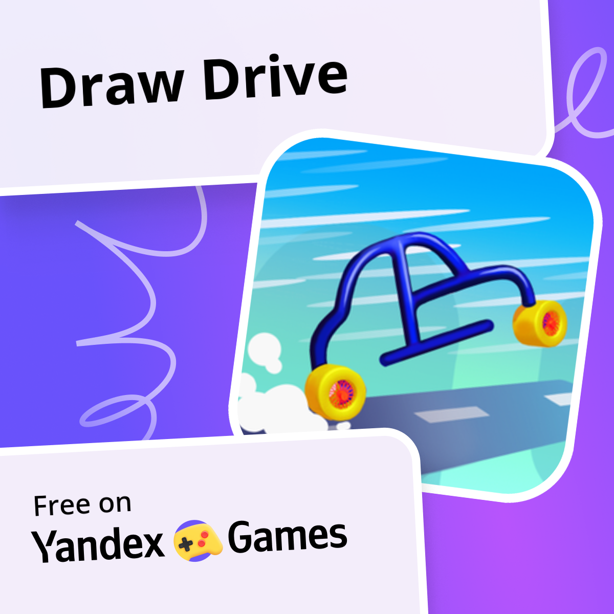 Draw Drive - play online for free on Yandex Games