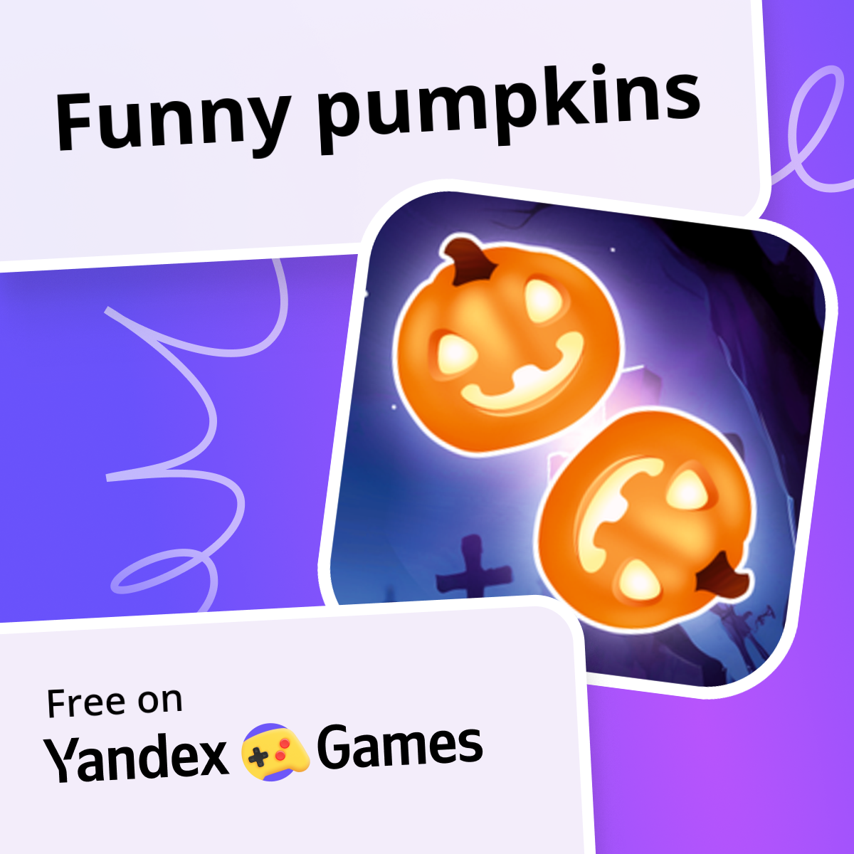 Funny pumpkins (by Leo_game) - play online for free on Yandex Games