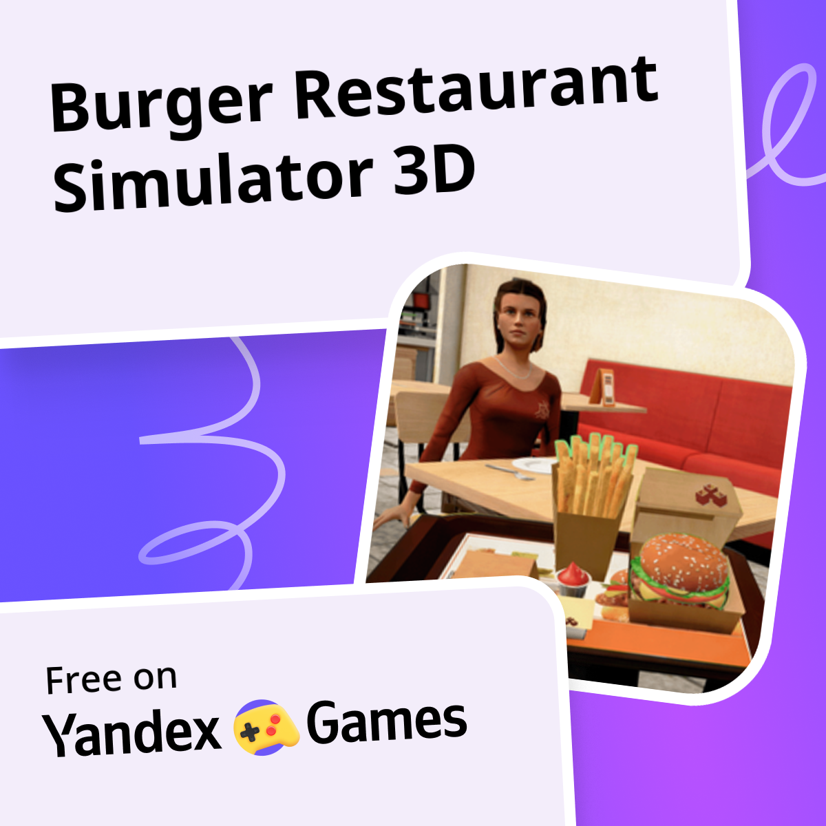 Burger Restaurant Simulator 3D (by MirraGames) - play online for free on Yandex Games