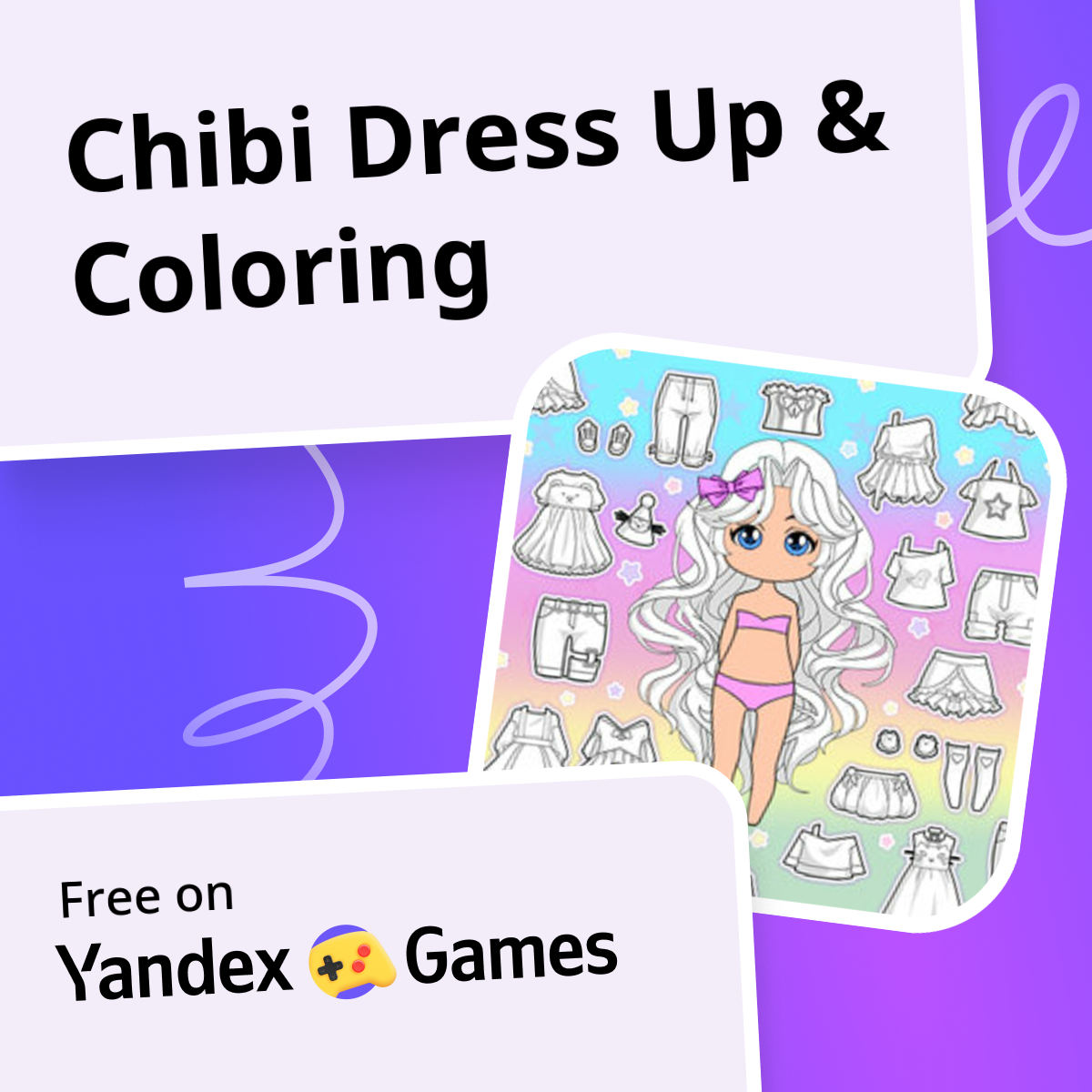 Chibi Dress Up & Coloring - play online for free on Yandex Games