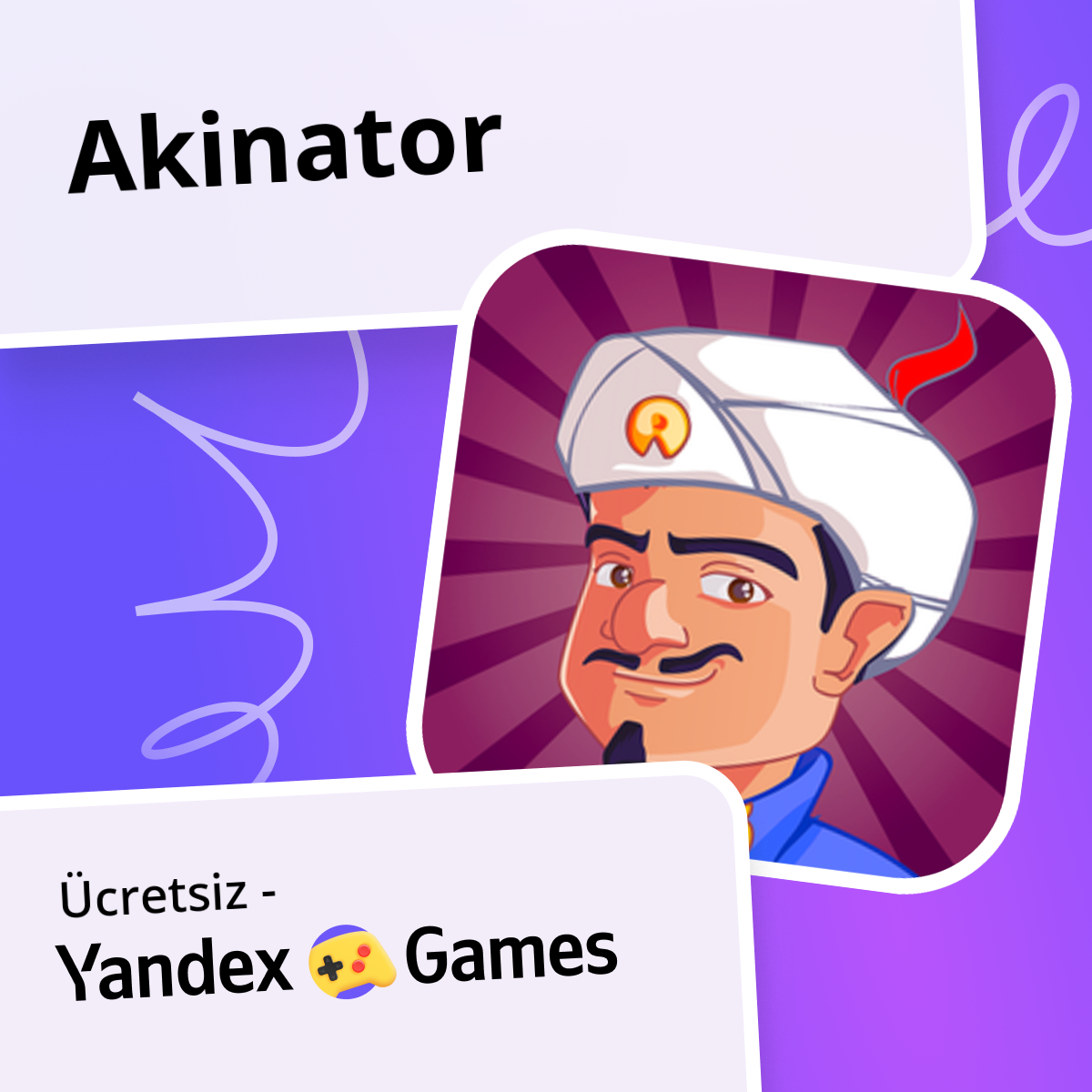 Akinator - oynayın Yandex Games üzerinde ücretsiz çevrimiçi