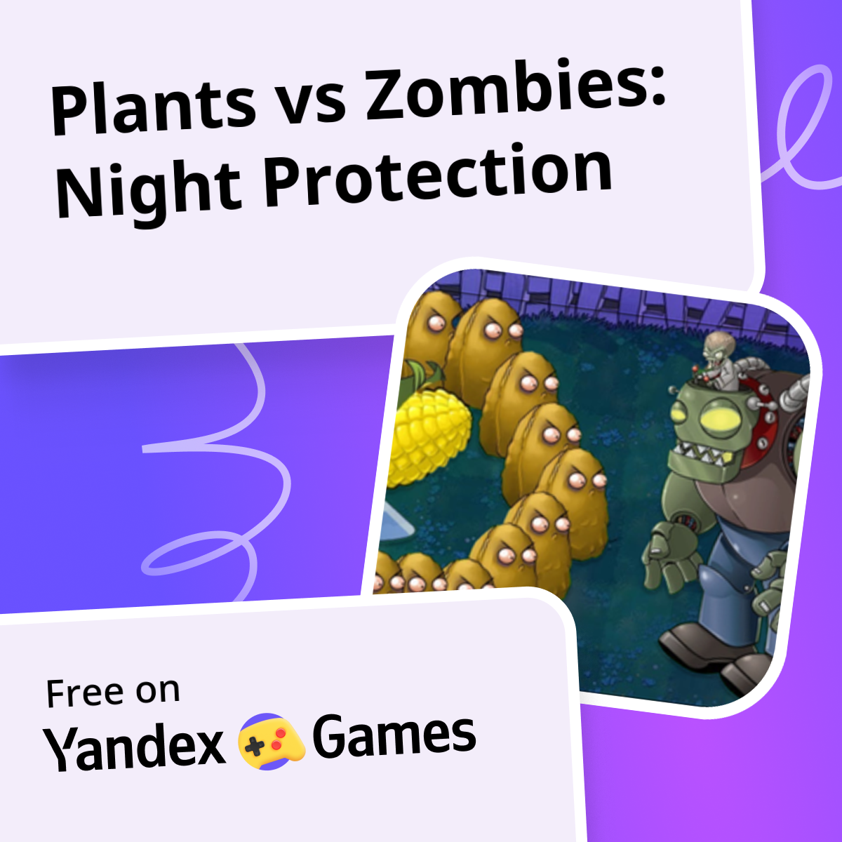 Plants vs Zombies: Night Protection (by Nat Games) - play online for ...