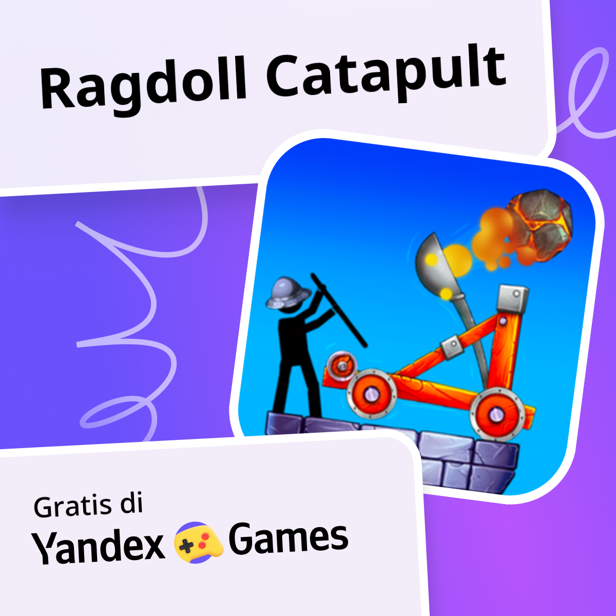 Ragdoll Catapult (oleh LASTeamGames)- mainkan online secara gratis di Yandex Games