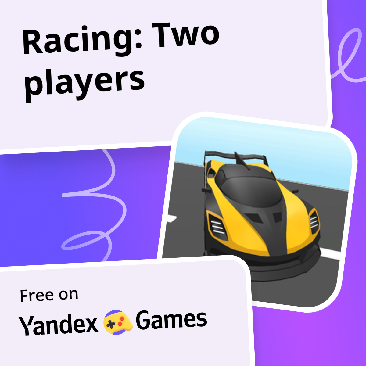 Racing: Two players - play online for free on Yandex Games
