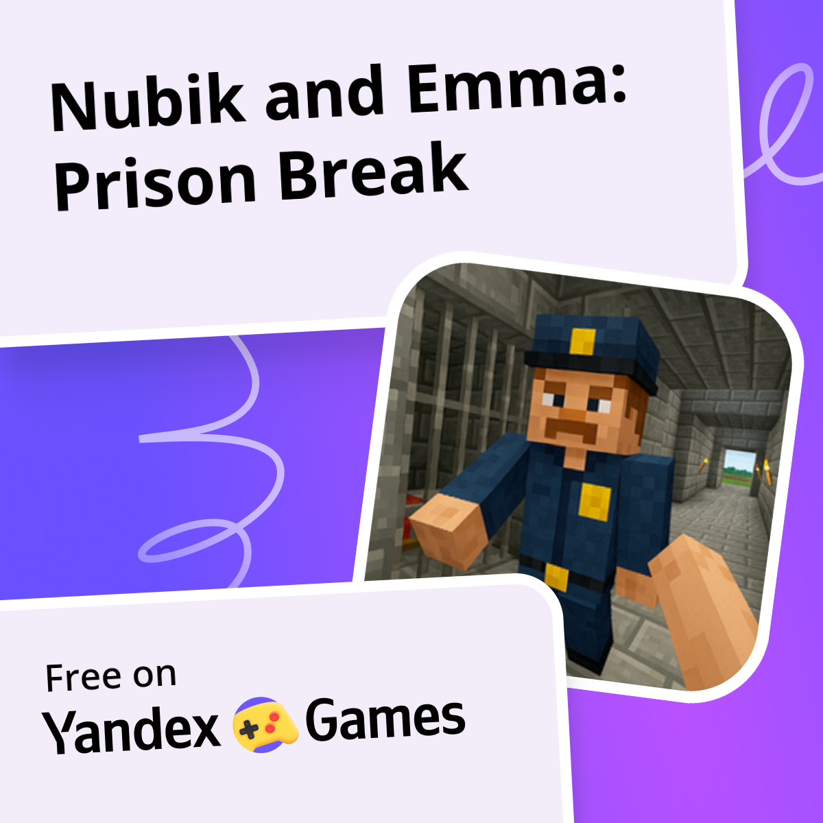Nubik and Emma: Prison Break - play online for free on Yandex Games