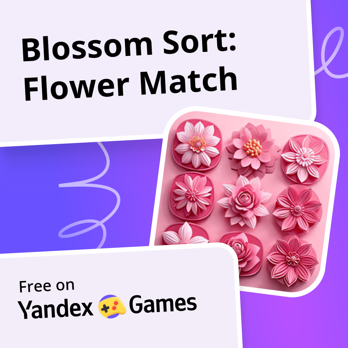 Blossom Sort: Flower Match (by Linder) - play online for free on Yandex ...