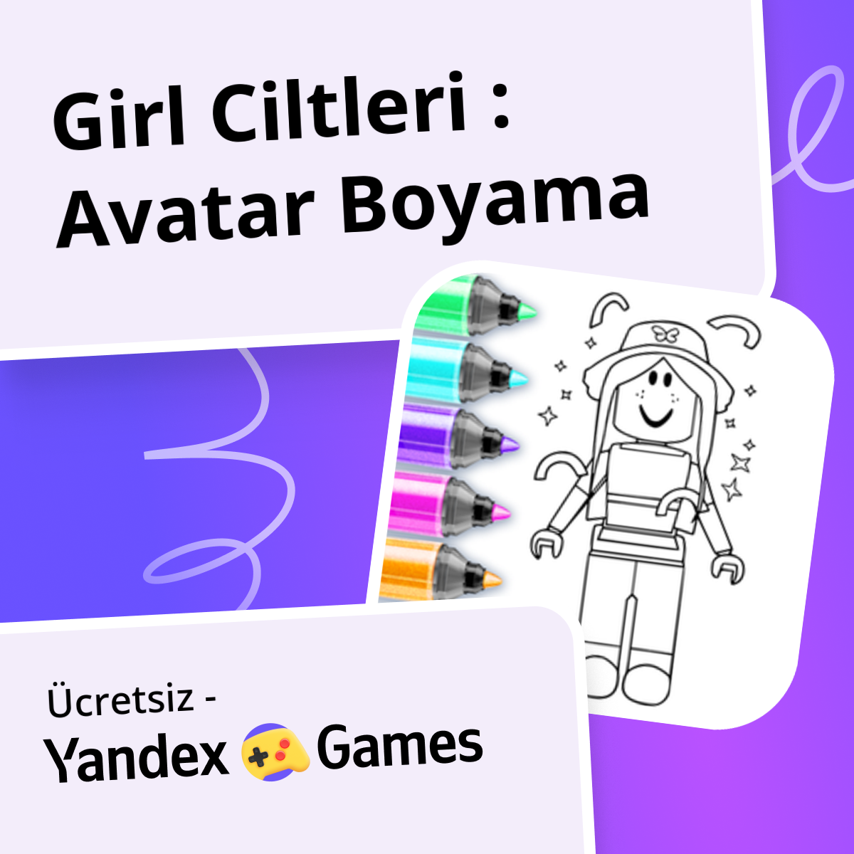 Girl Ciltleri : Avatar Boyama (Girls Games Puzzles'den) - Yandex Games ...
