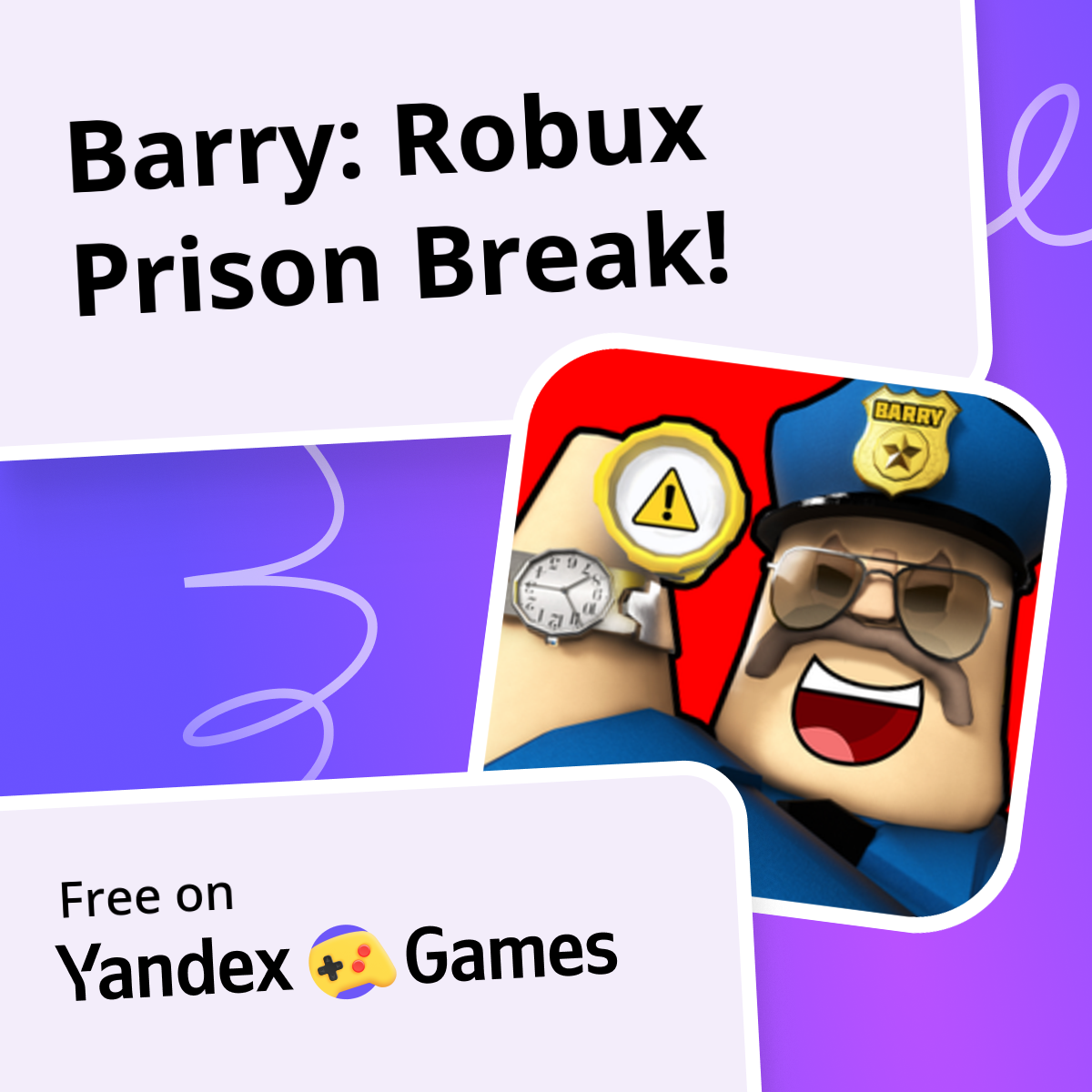 Barry: Robux Prison Break! - play online for free on Yandex Games