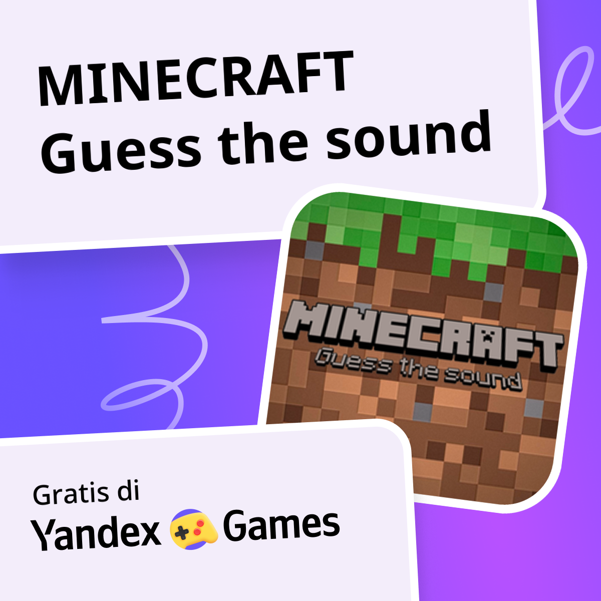 MINECRAFT Guess the sound - main online gratis di Yandex Games