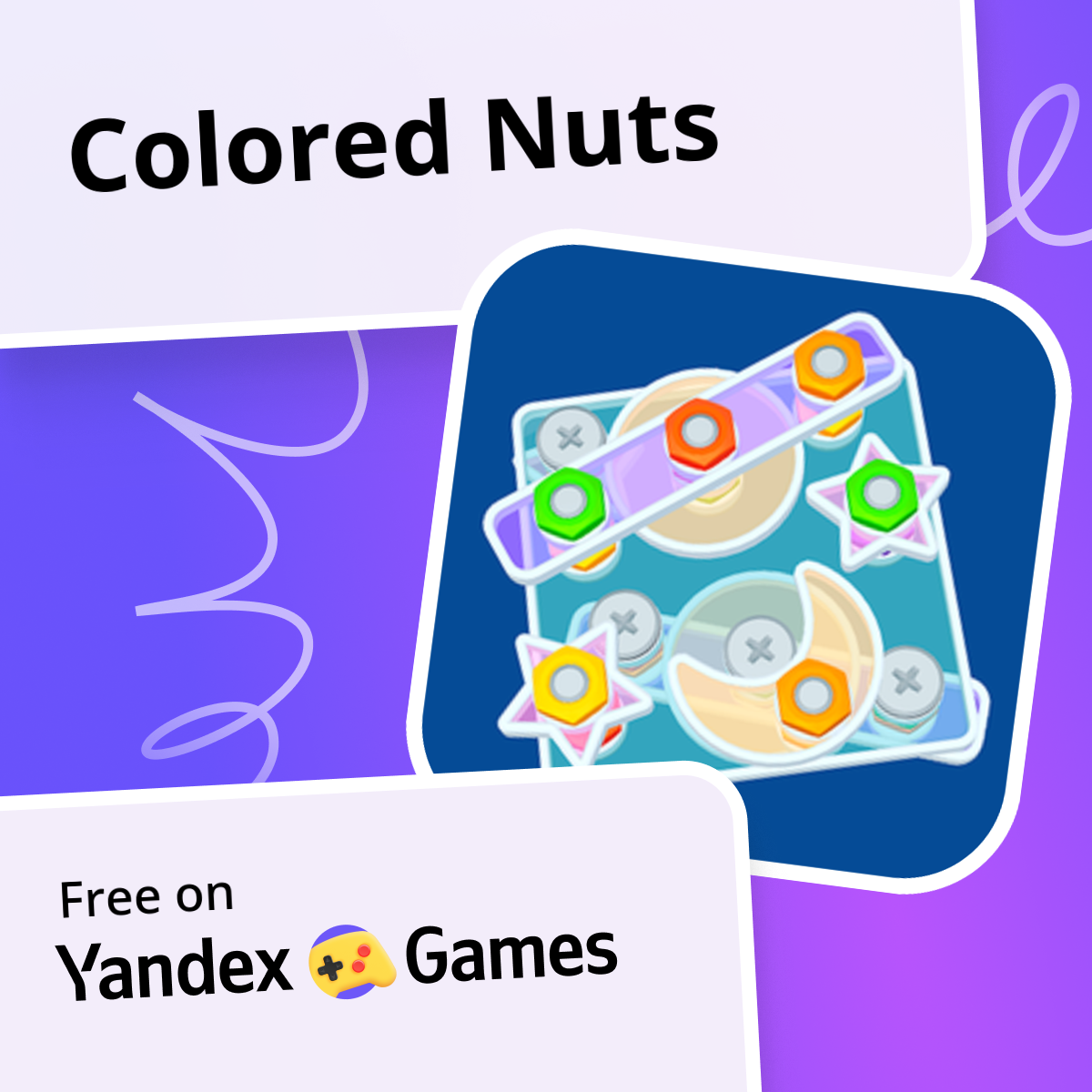 Colored Nuts (by Lost Games Studio) - play online for free on Yandex Games