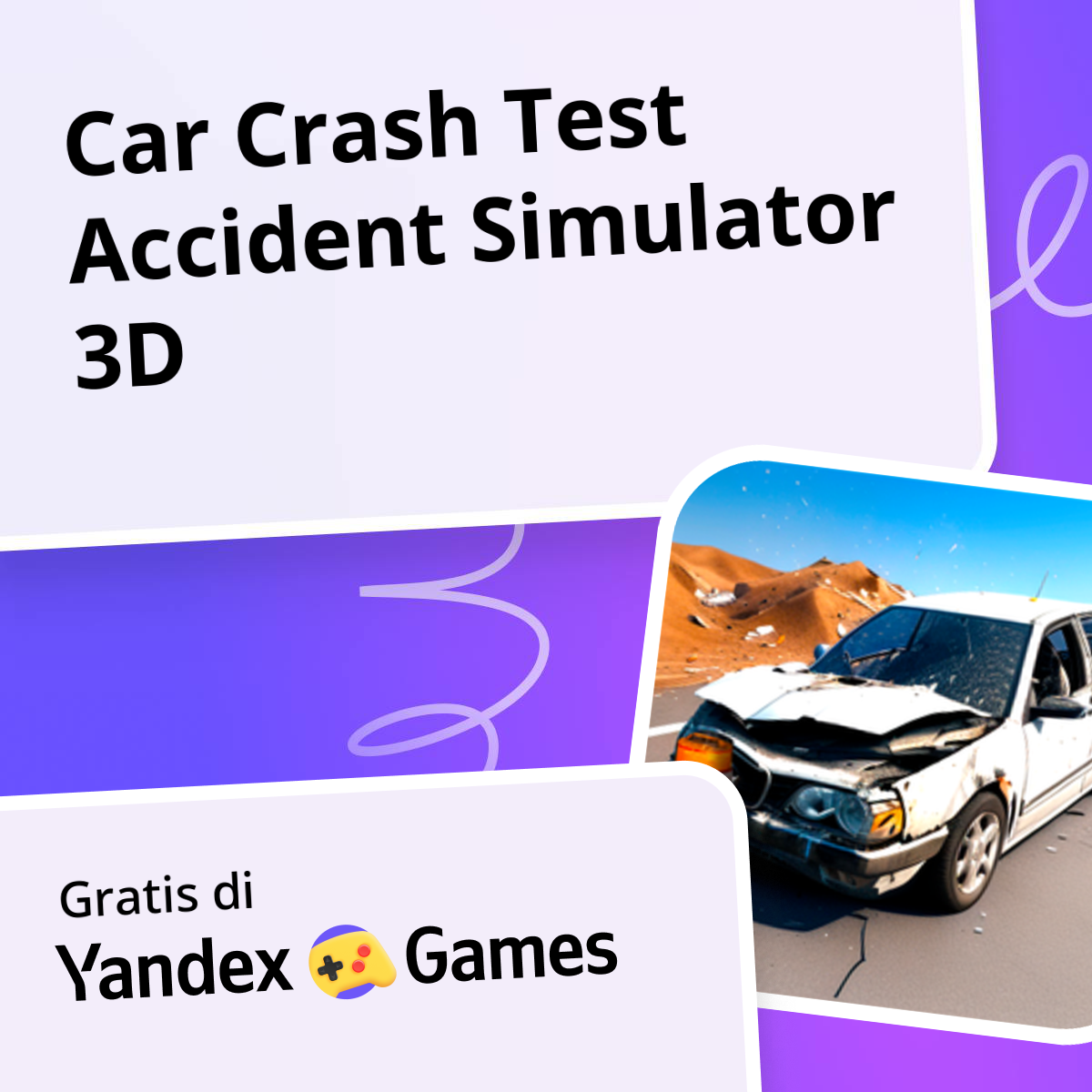 Car Crash Test Accident Simulator 3D (oleh Roblo X Game)- mainkan ...
