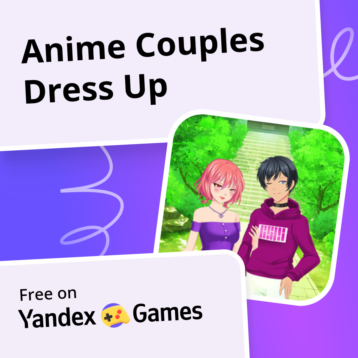 Anime Couples Dress Up - play online for free on Yandex Games
