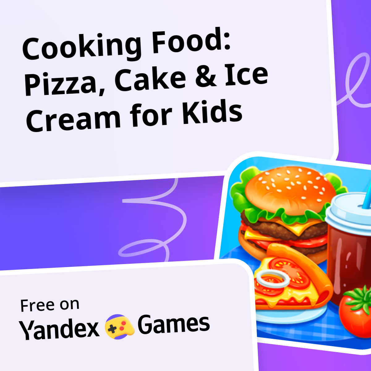 Cooking Food: Pizza, Cake & Ice Cream for Kids - play online for free ...