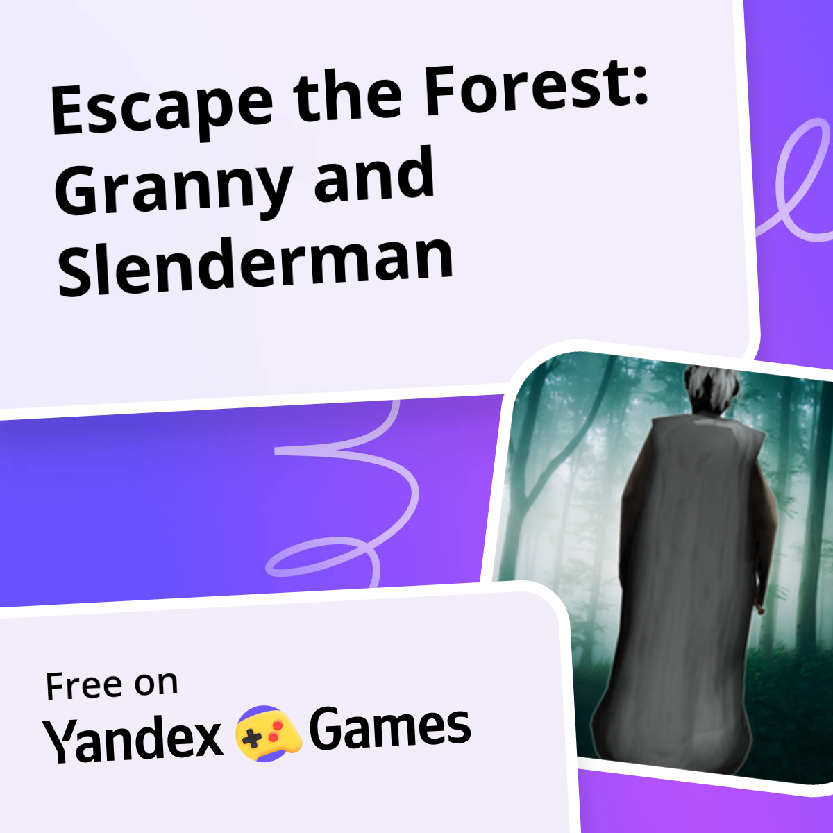 Escape the Forest: Granny and Slenderman (من Winnow) - العب على الإنترنت مجانًا على Yandex Games