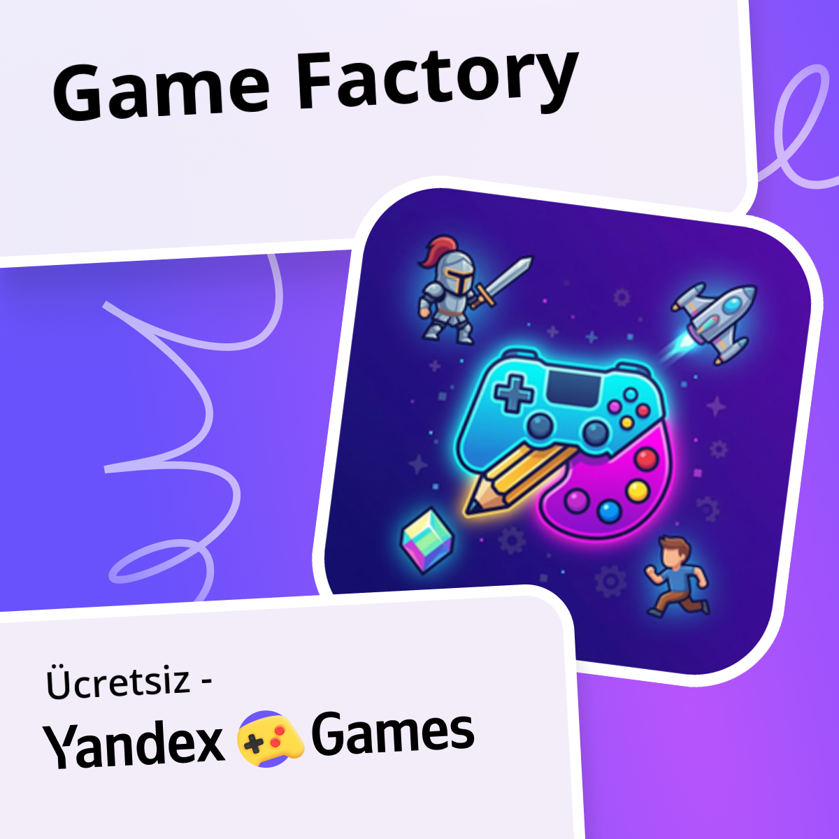 Game Factory - oynayın Yandex Games üzerinde ücretsiz çevrimiçi