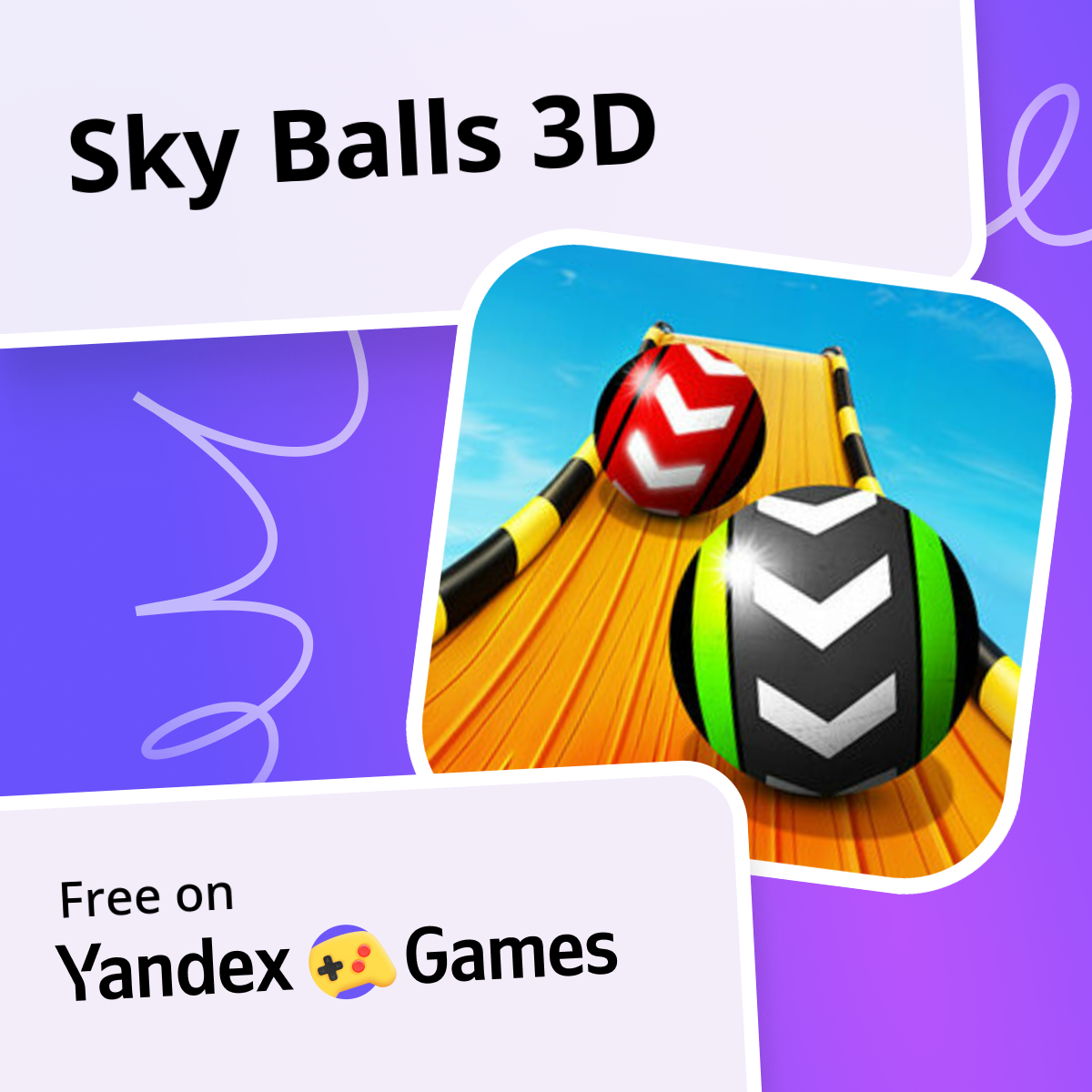 Sky Balls 3D (by gameVgames) - play online for free on Yandex Games
